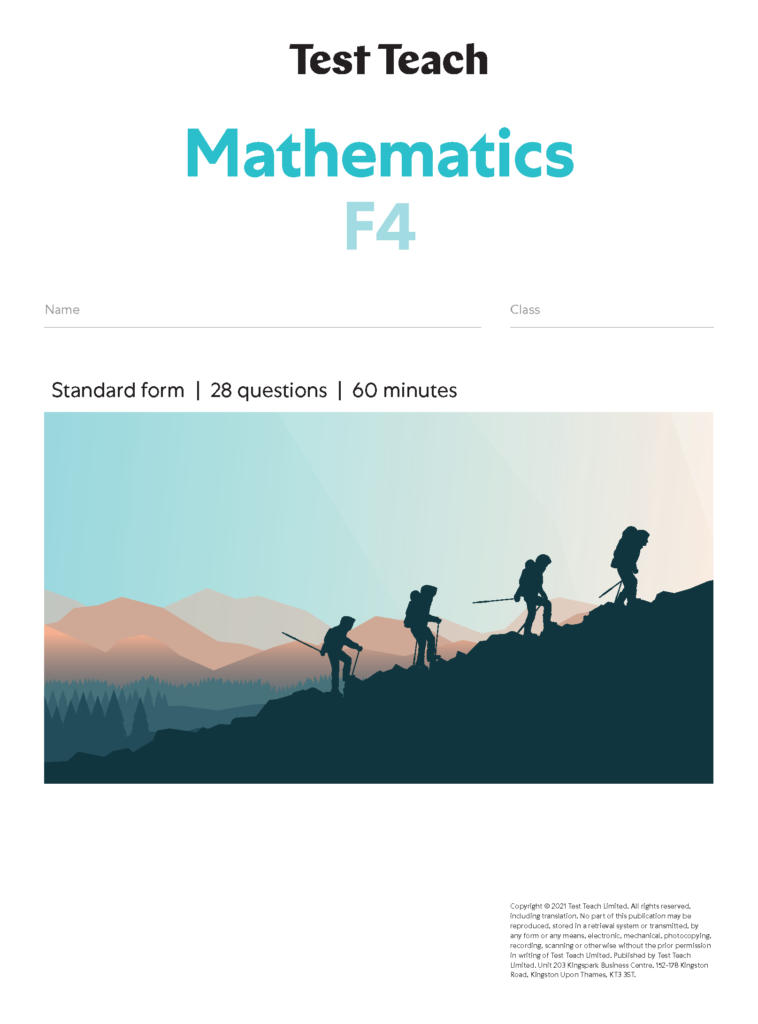 Mathematics | F4 - Test Teach