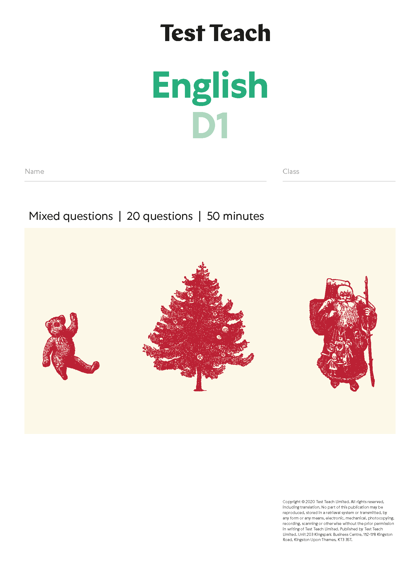 English | D1 - Test Teach