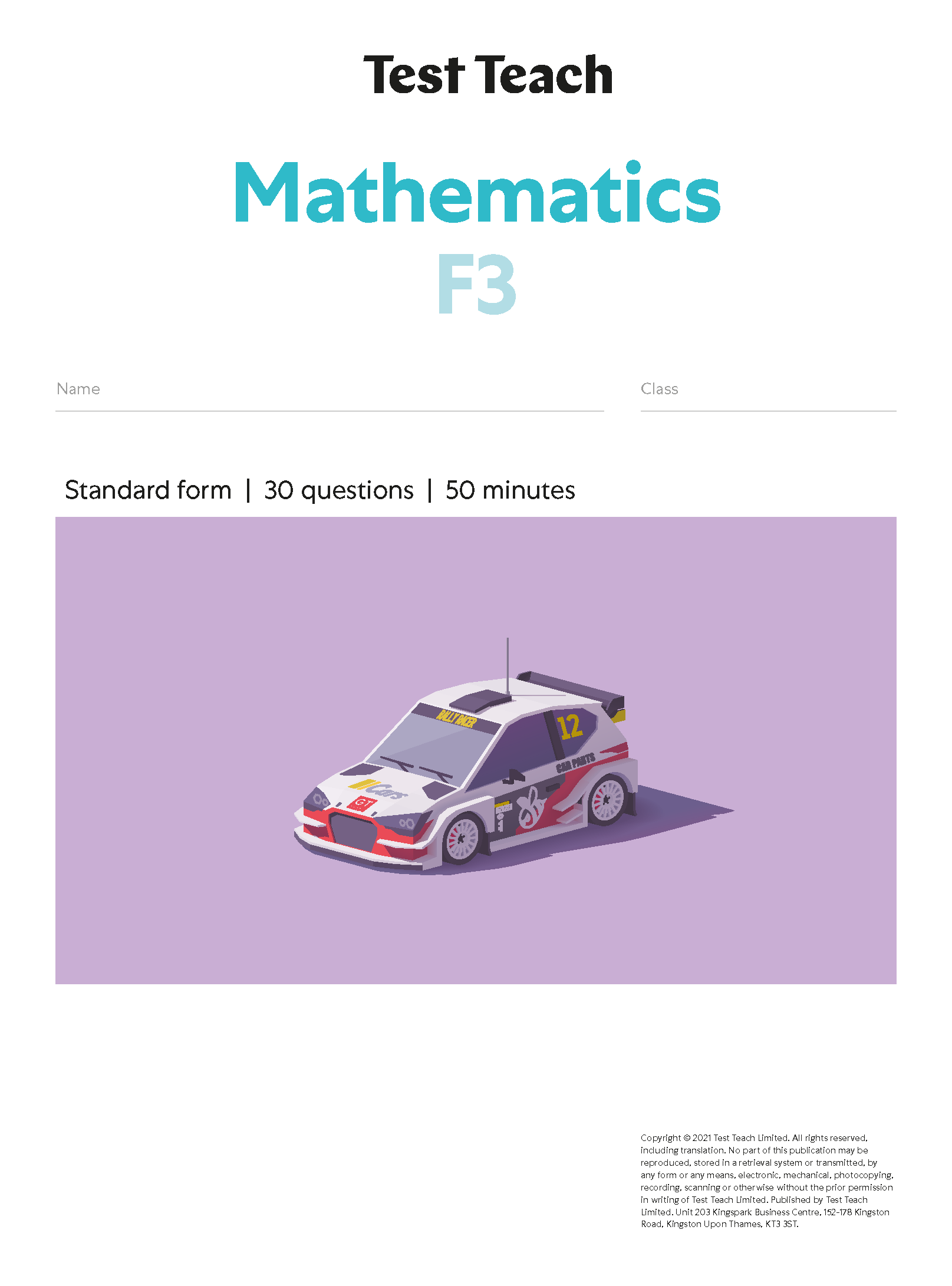 Mathematics | F3 - Test Teach