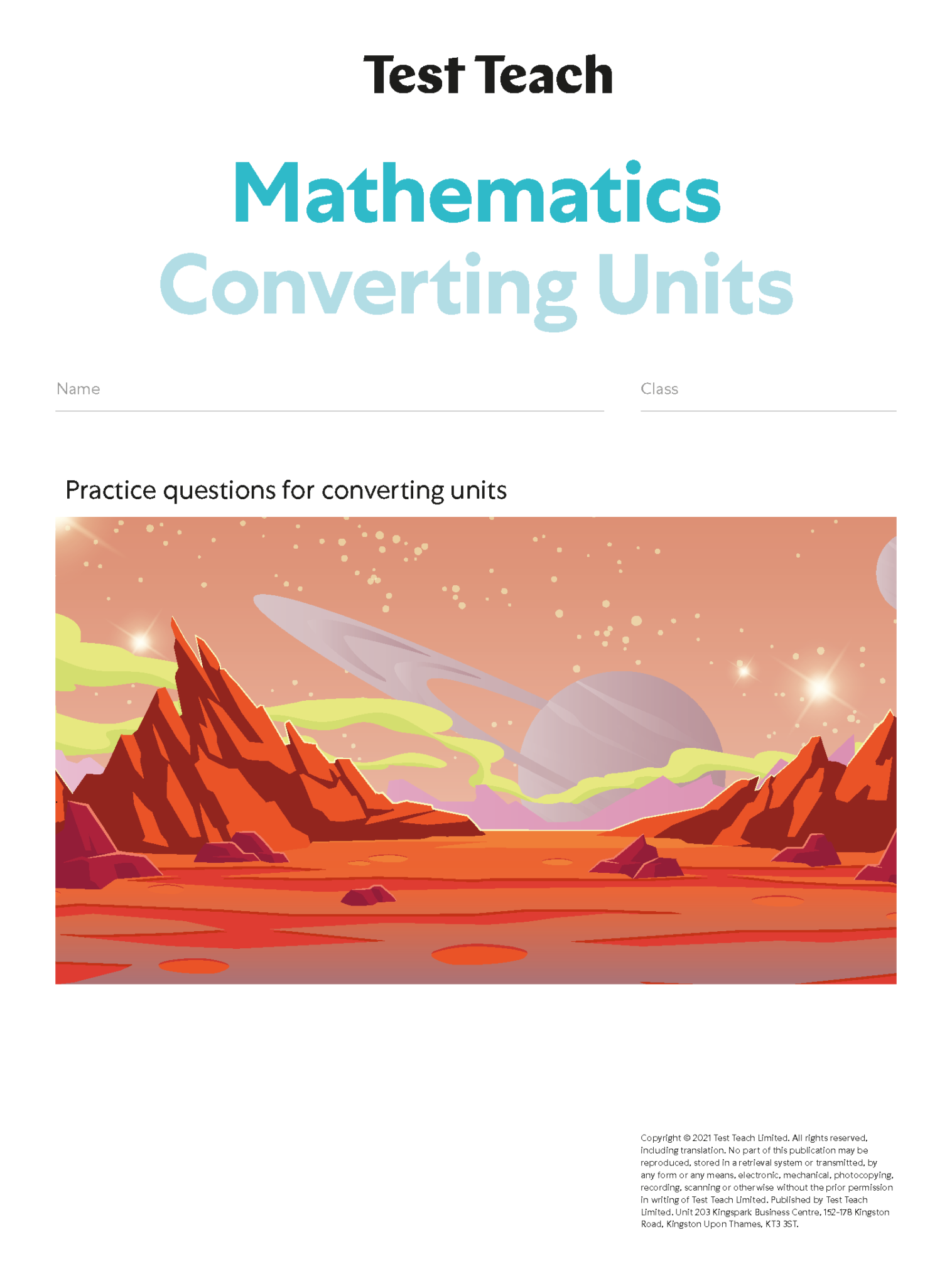 Mathematics | Converting Units | Practice - Test Teach
