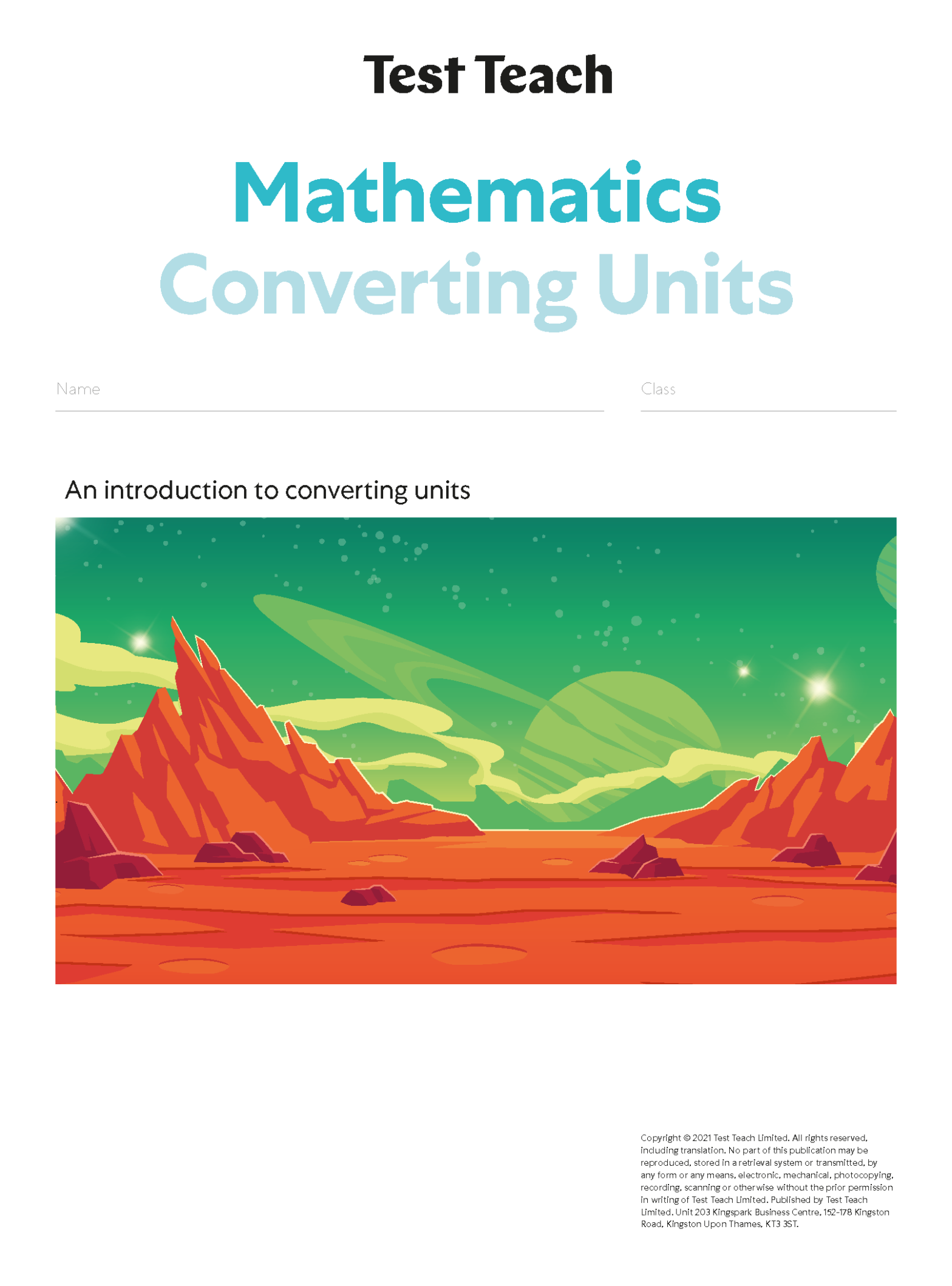 Mathematics | Converting Units | Introduction - Test Teach