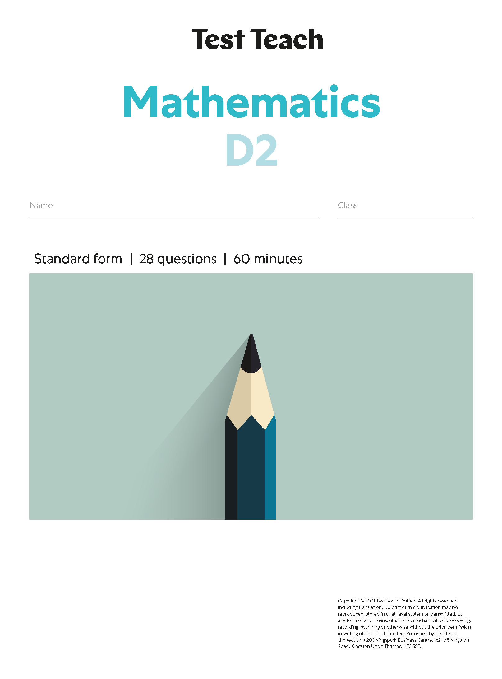 Mathematics | D2 - Test Teach