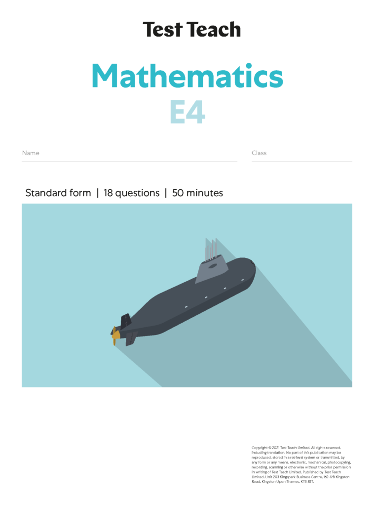 Mathematics | E4 - Test Teach