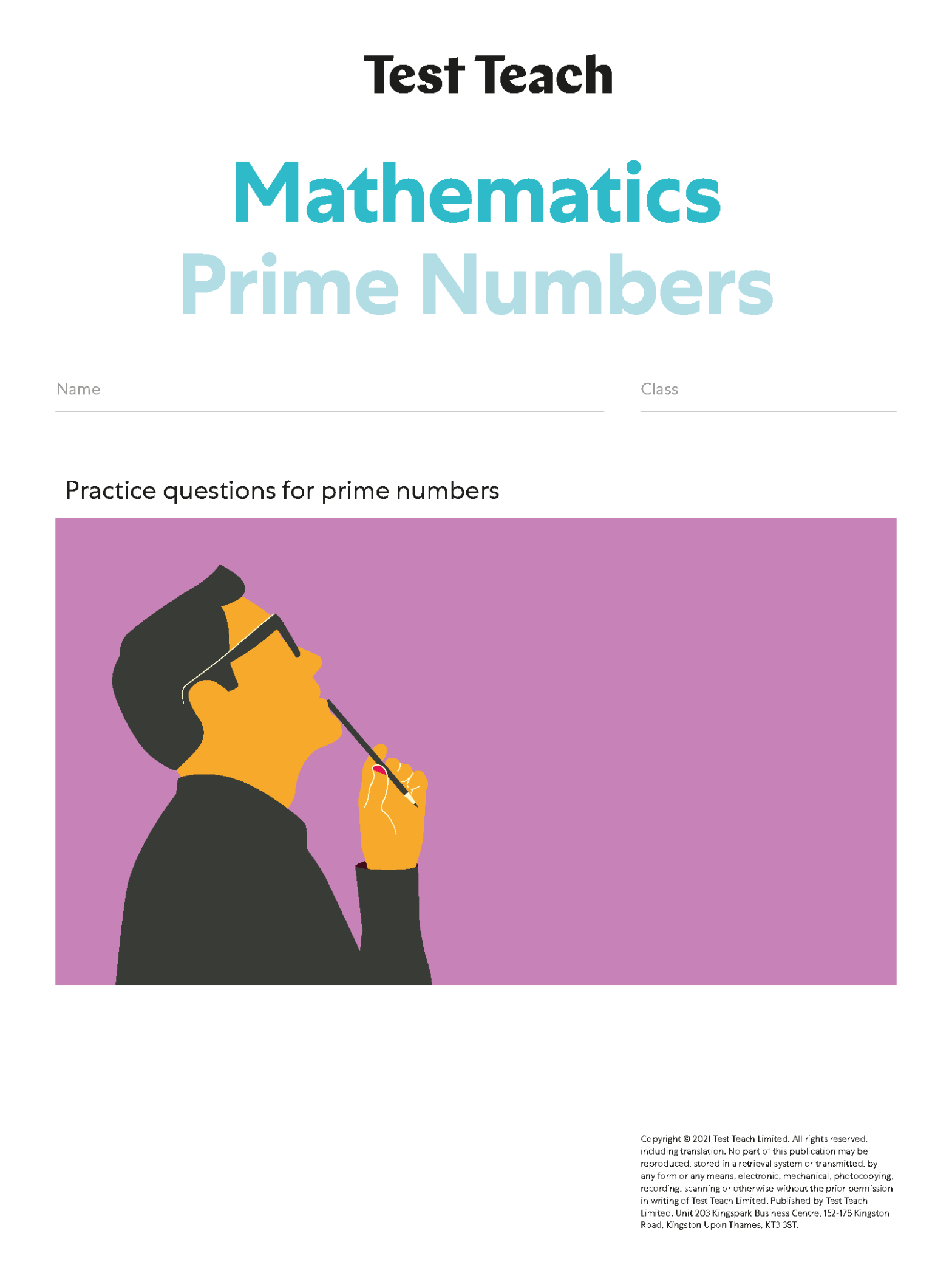 Mathematics | Prime Numbers | Practice - Test Teach