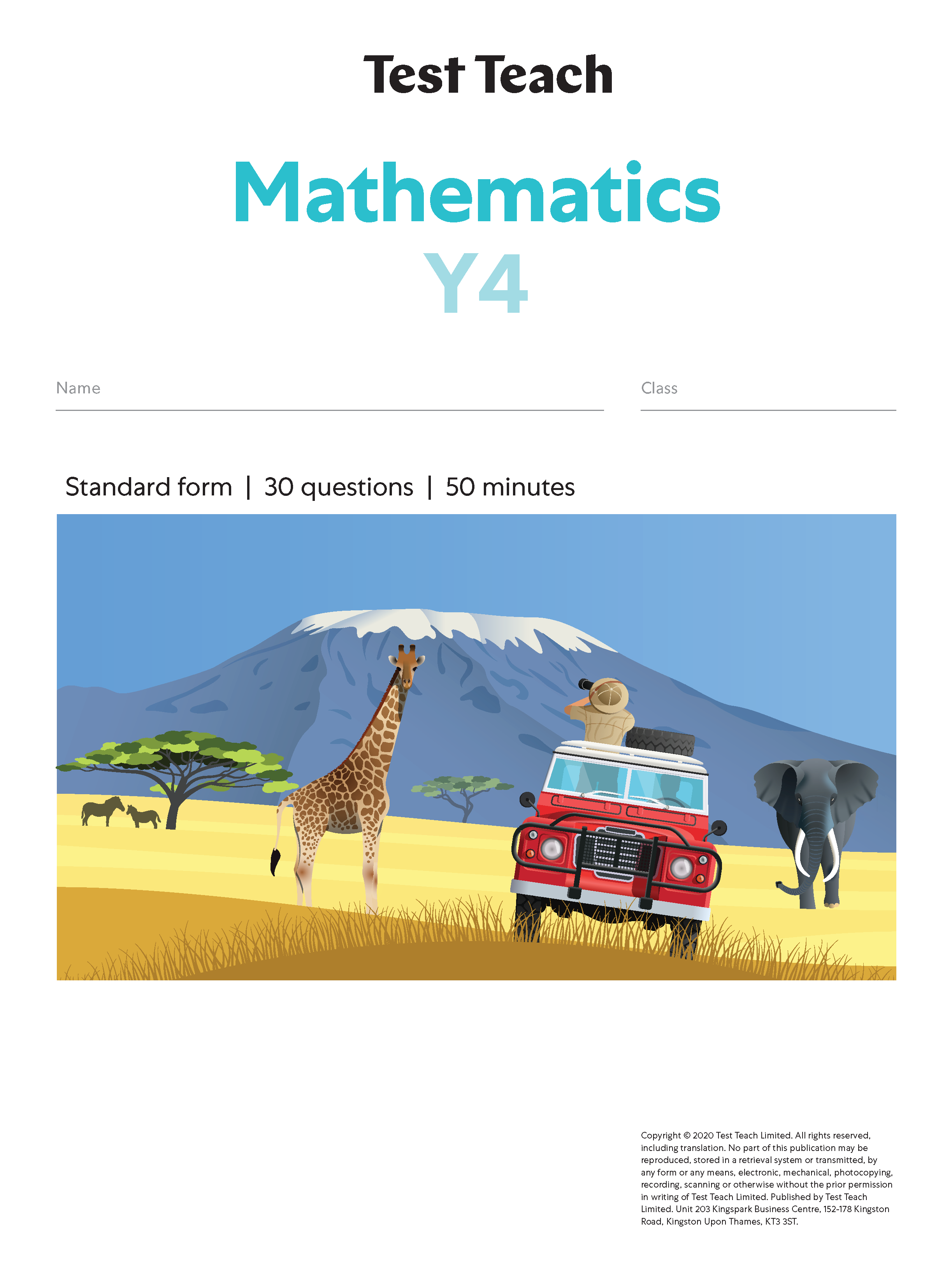 Mathematics | Y4 - Test Teach