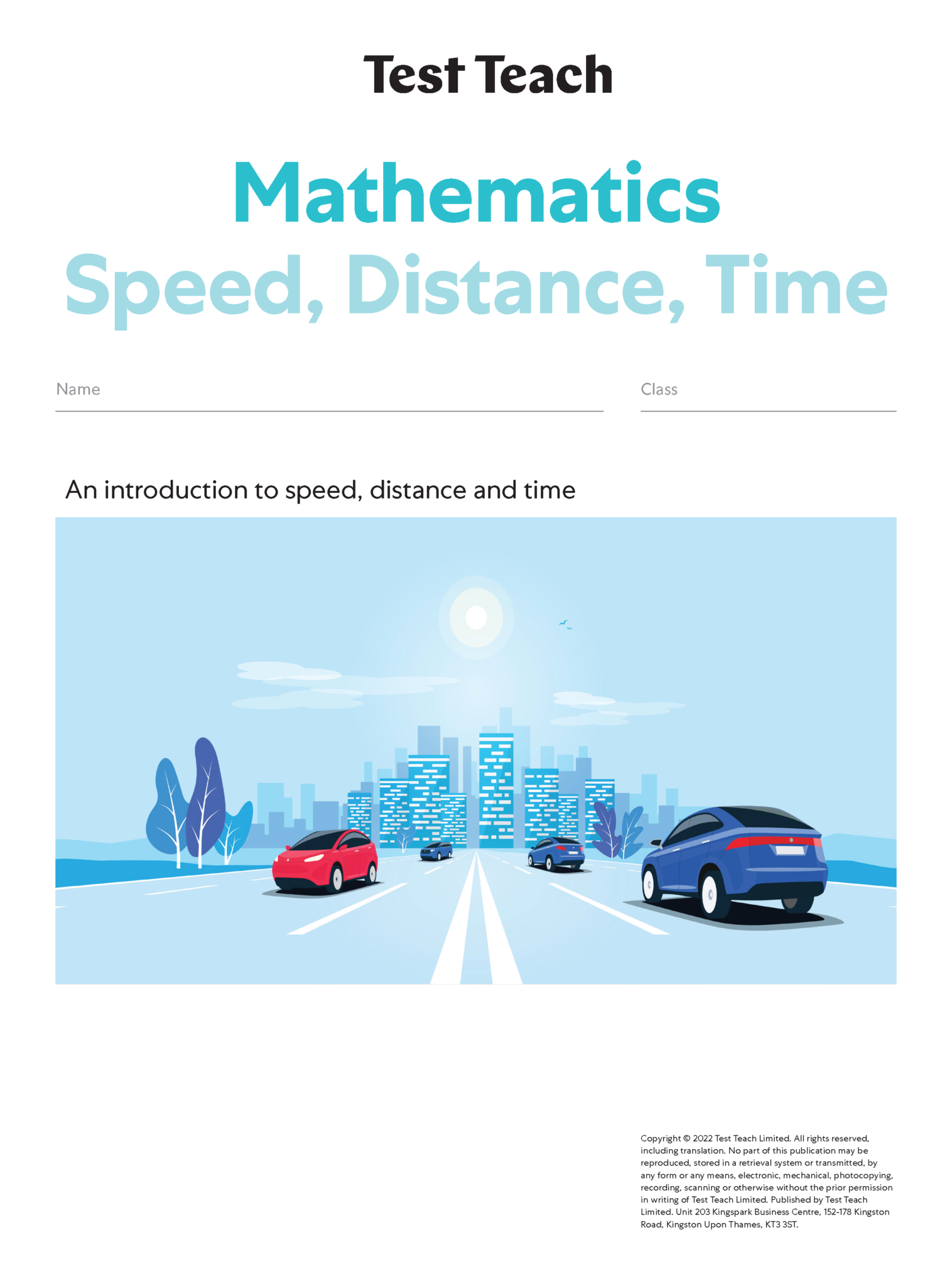 Mathematics | Speed Distance Time | Introduction - Test Teach