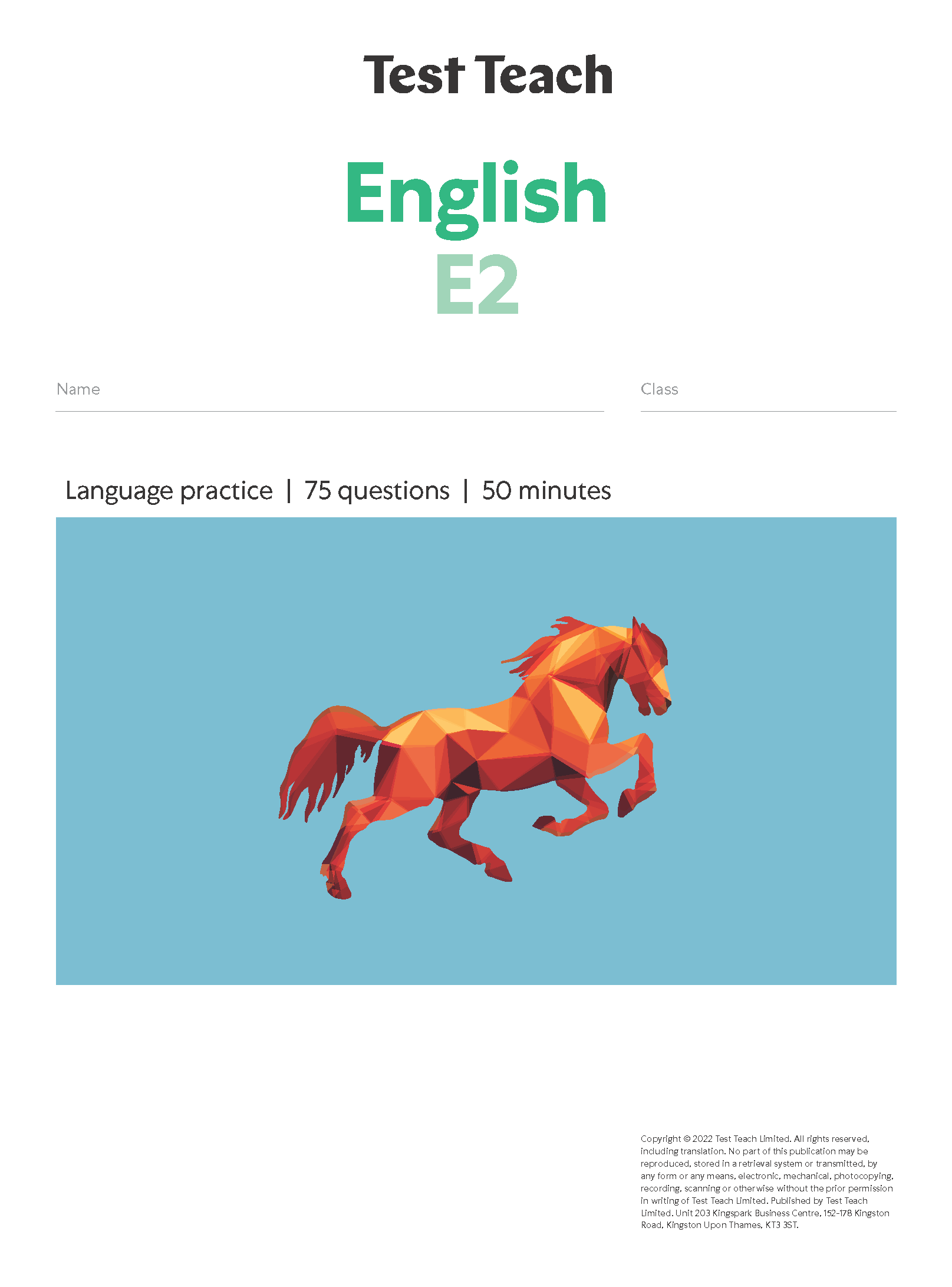 English | E2 - Test Teach