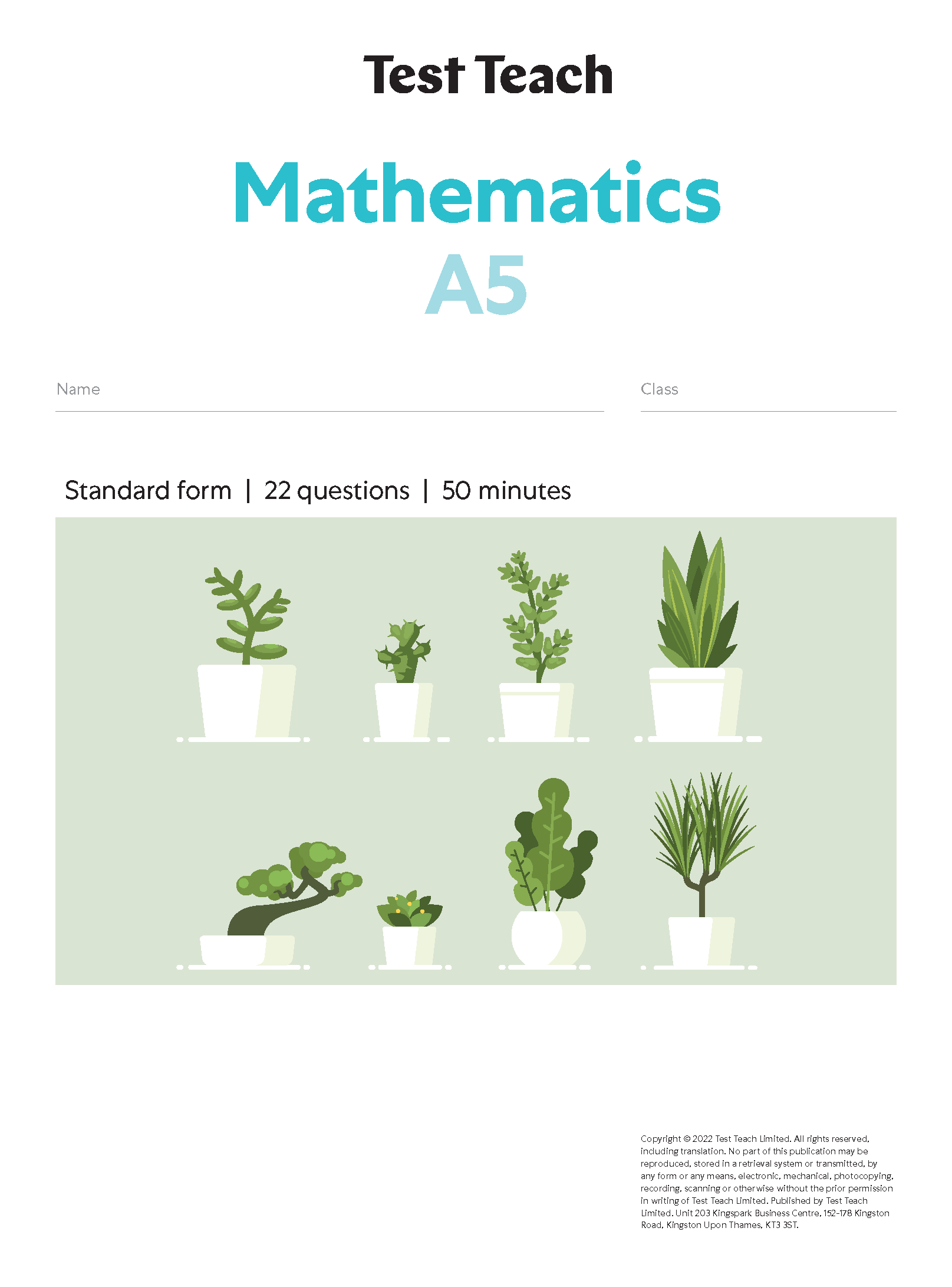 Mathematics | A5 - Test Teach