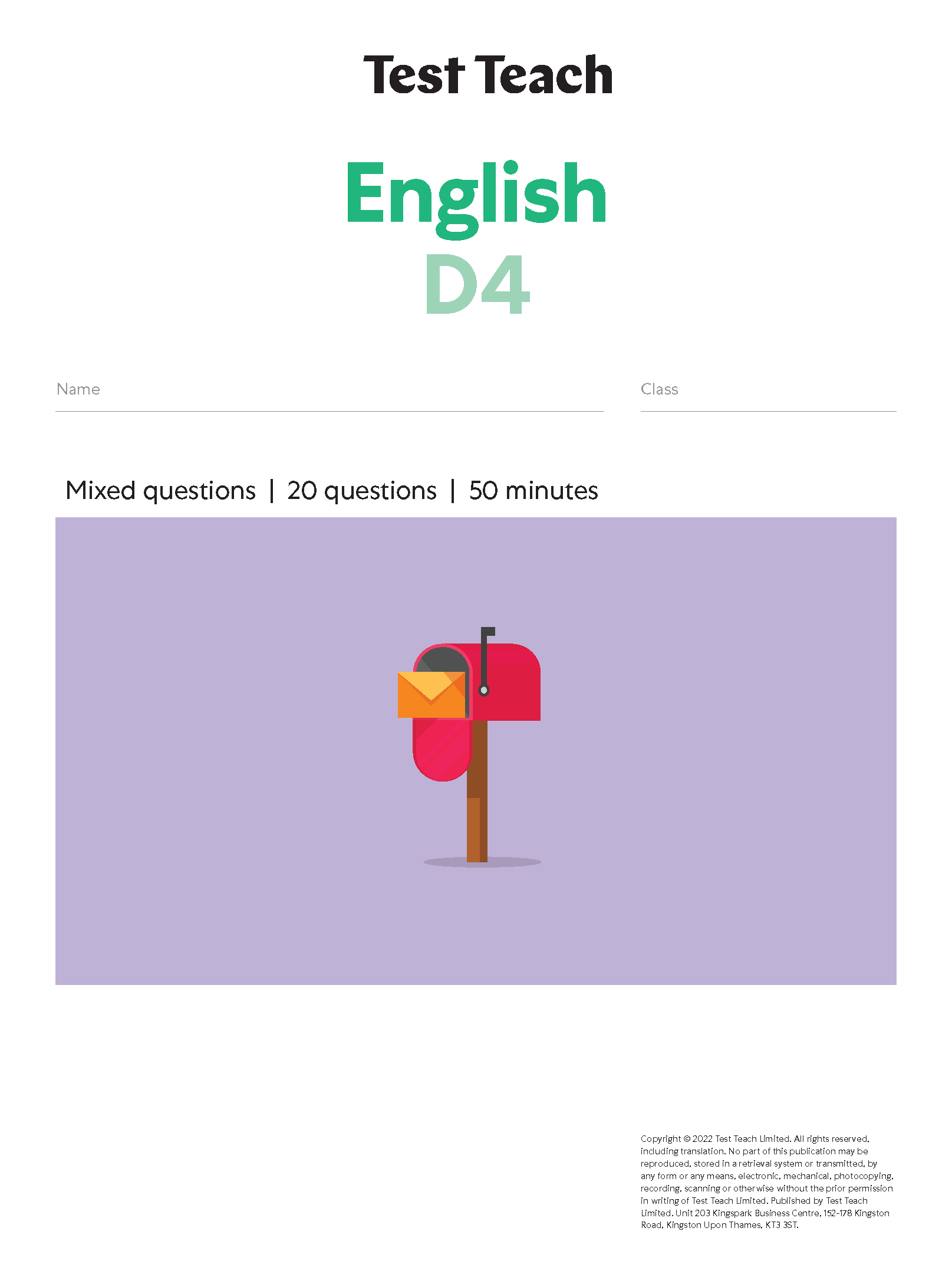English | D4 - Test Teach
