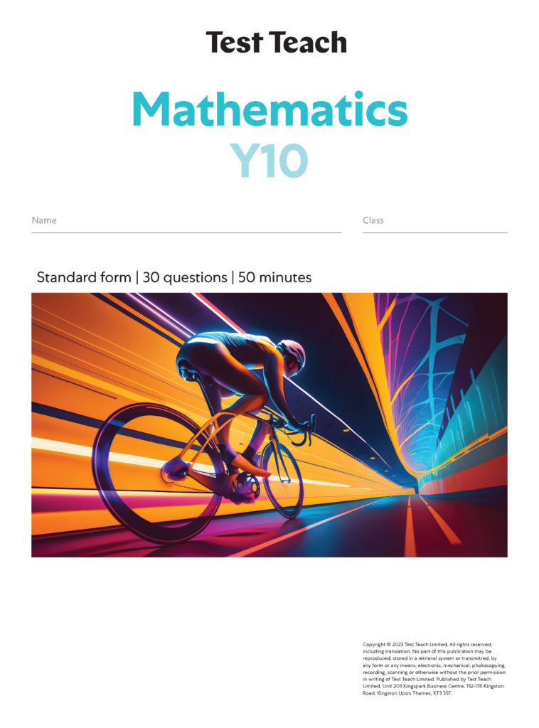 Mathematics | Y10 - Test Teach