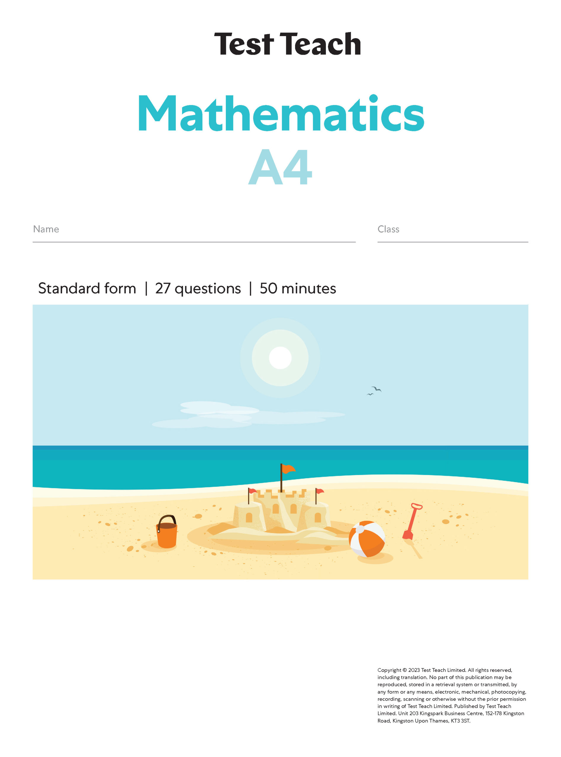 Mathematics | A4 - Test Teach
