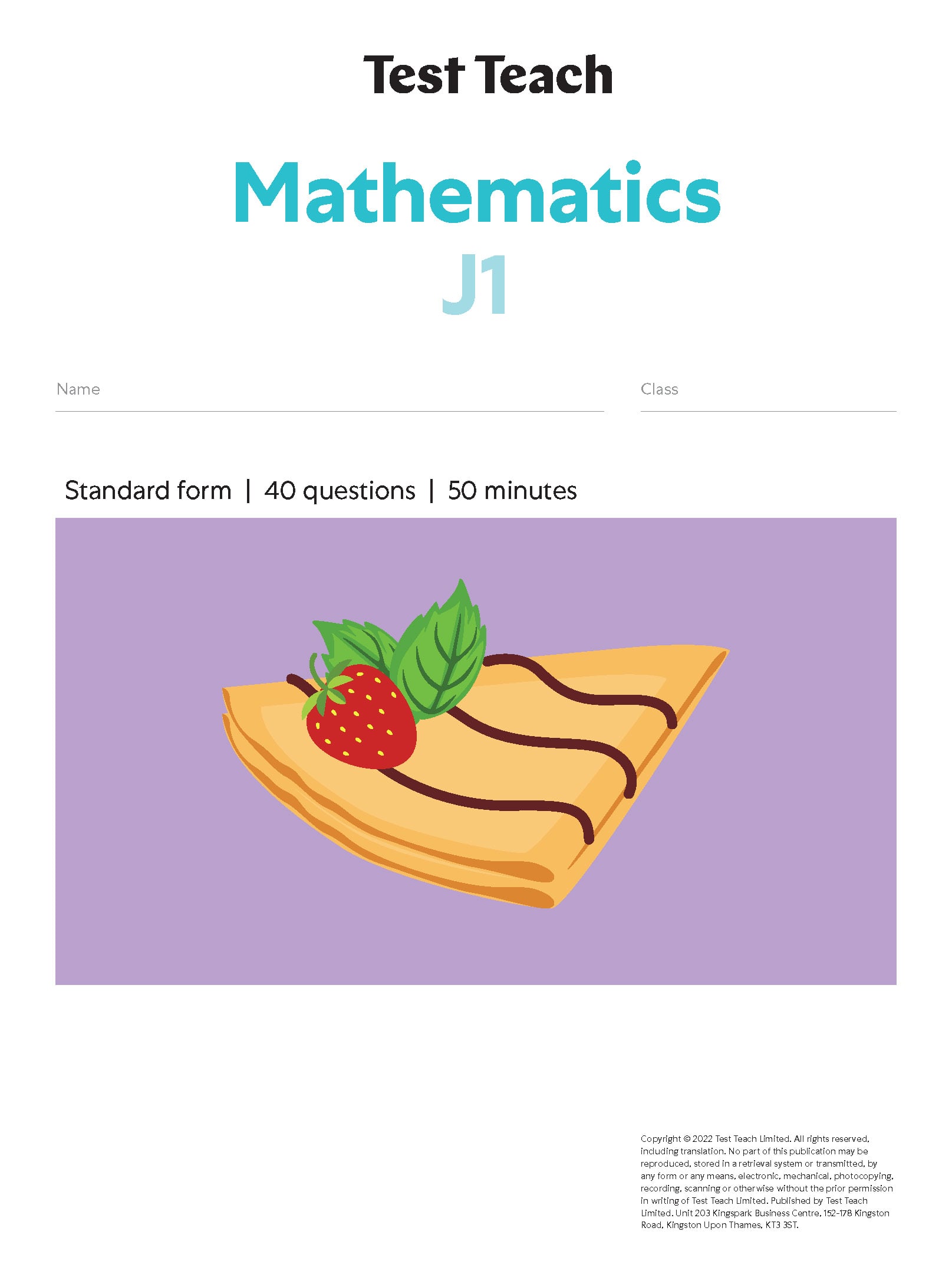 Mathematics | J1 - Test Teach