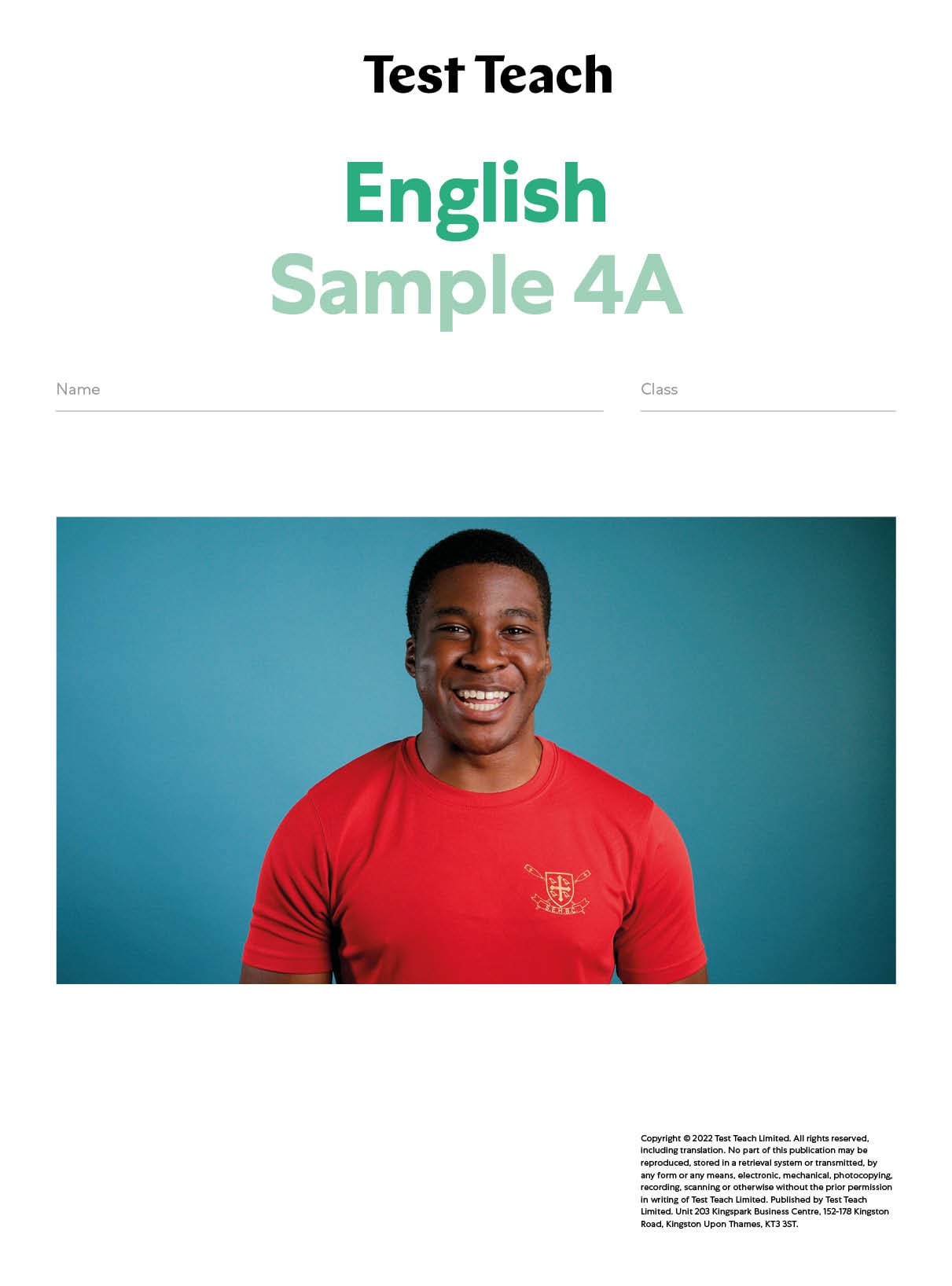 English | Sample 4A - Test Teach