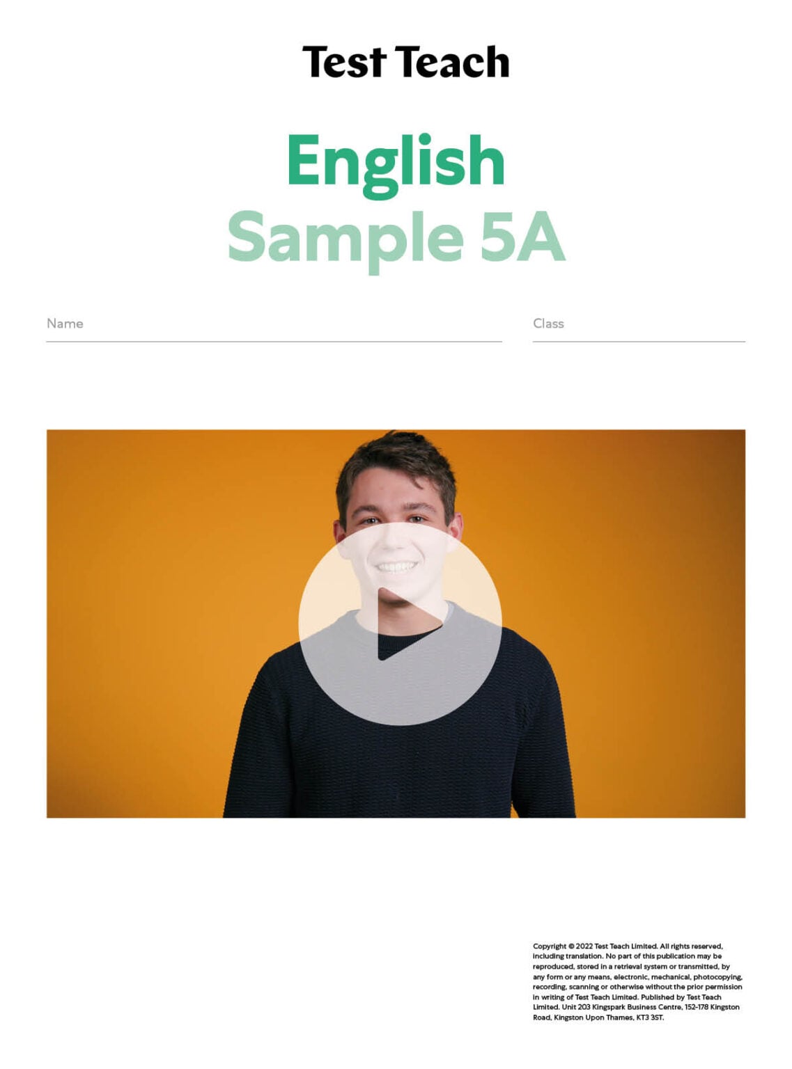 Welcome aboard - Test Teach