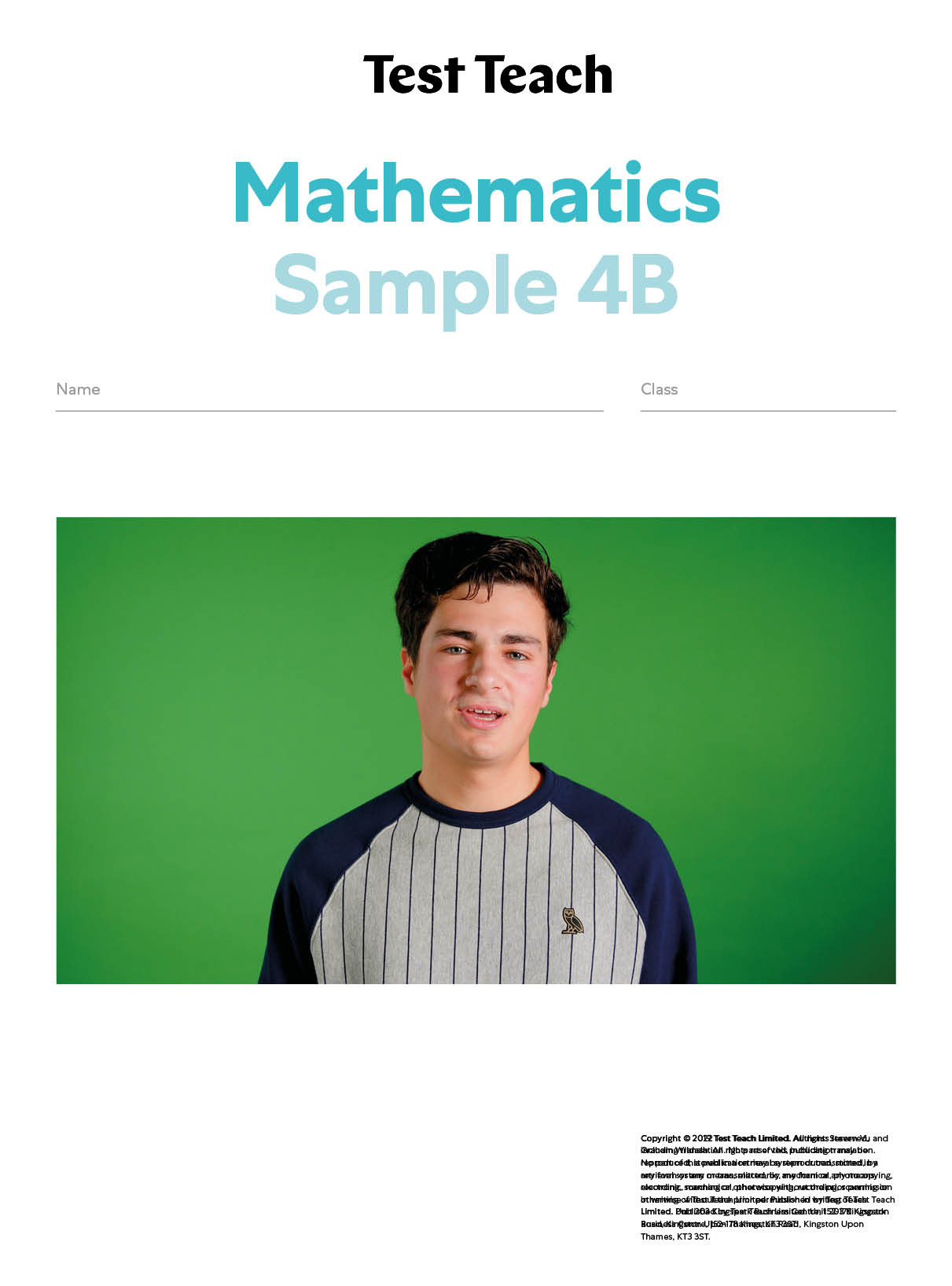 Mathematics | Sample 4B - Test Teach