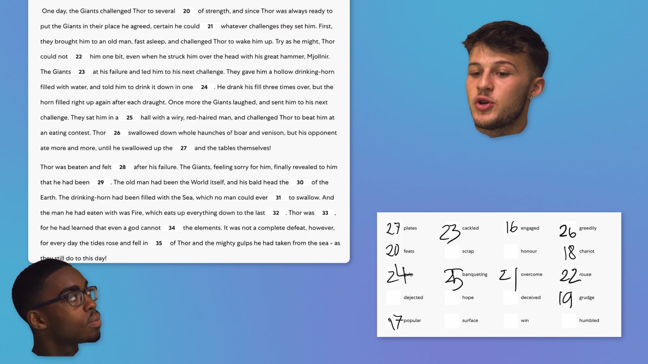 Word-pools - Test Teach